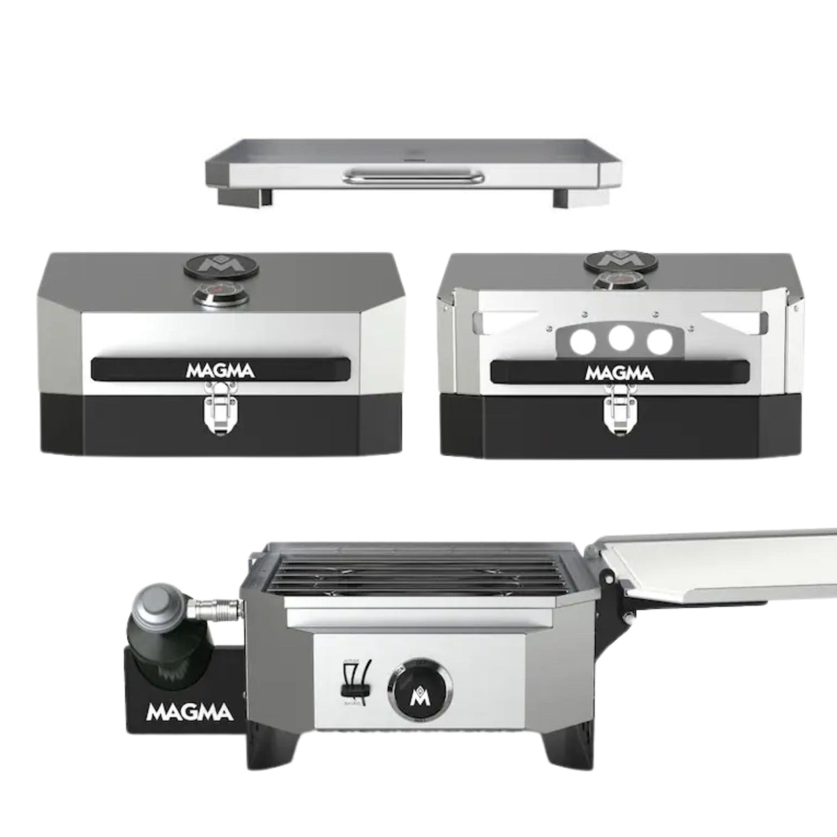 Magma Crossover Portable Grill, Plancha, and Pizza Top and Burner for ...