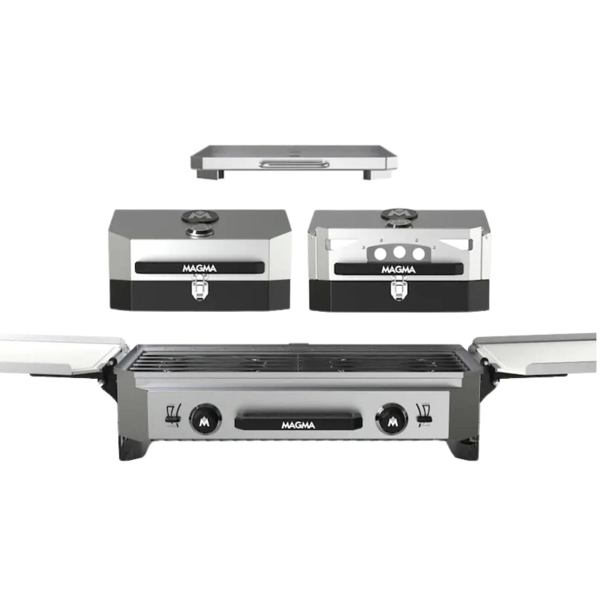 Magma Crossover Portable Grill, Plancha, Pizza Top and Double Burner ...