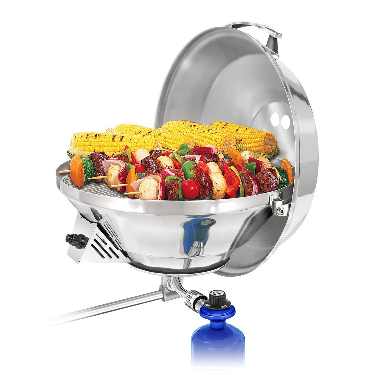 Party Size Marine Kettle3® Combo Stove & Gas Grill