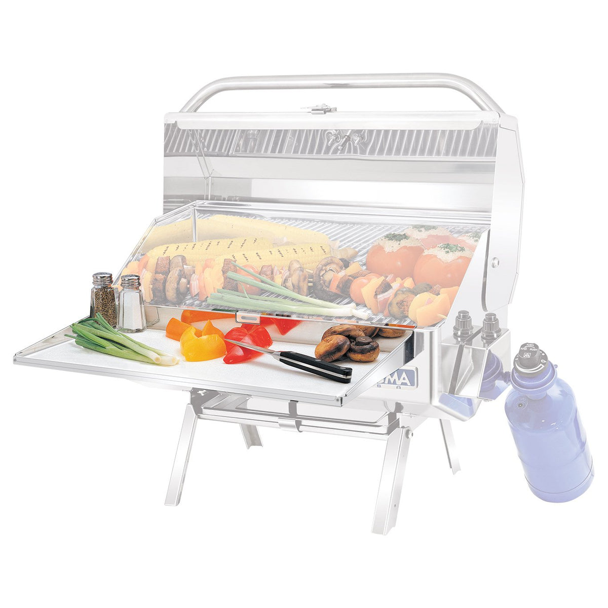 Grill Table | Outdoor Grill Table with Cutting Board | Magma