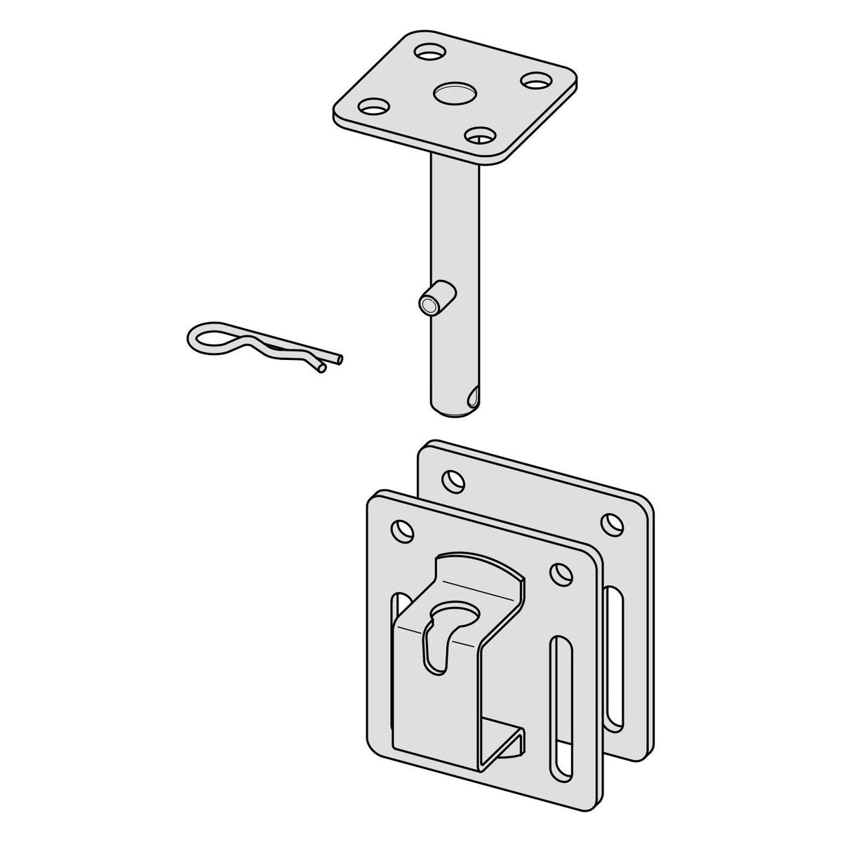 Single Side, Bulkhead or Square/Flat Rail Mount